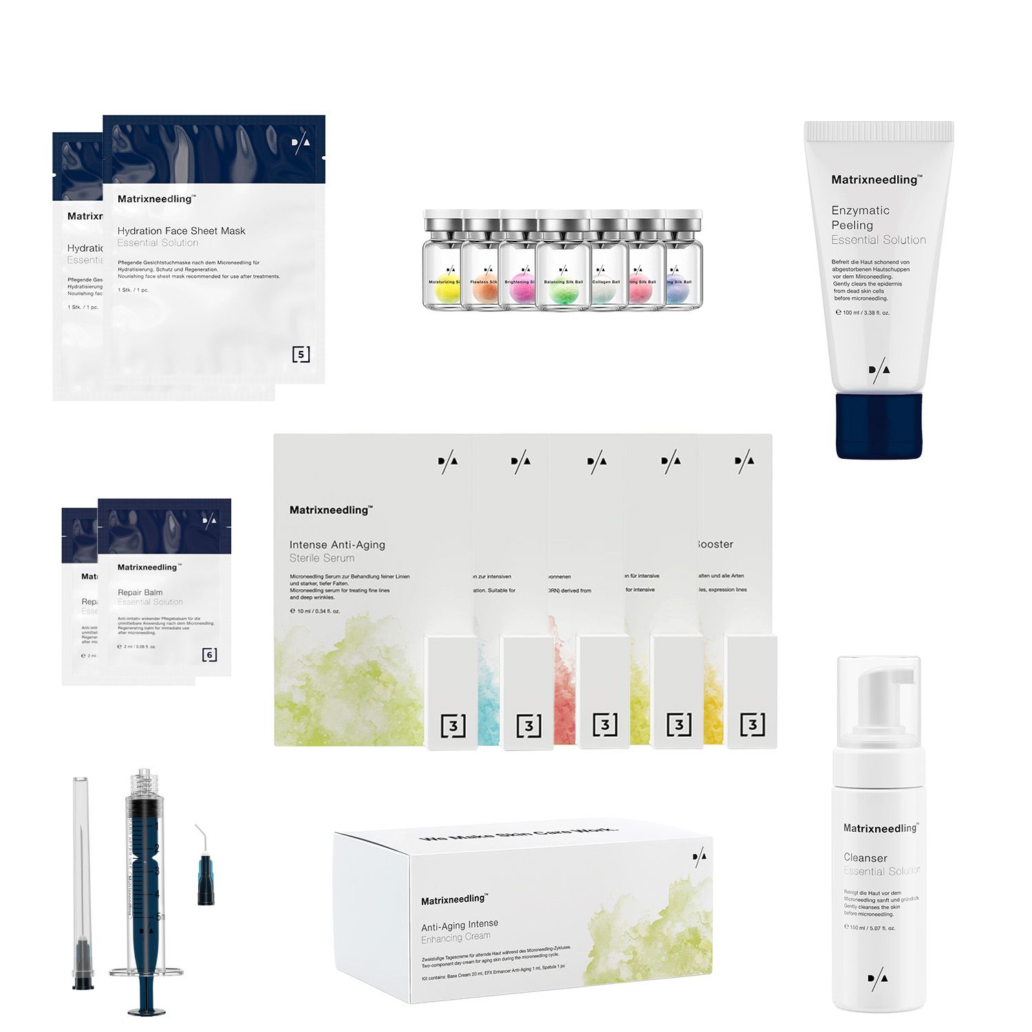 Matrixneedling Essentials Kit – Steriles Wirkstoffsystem | D-A Works
